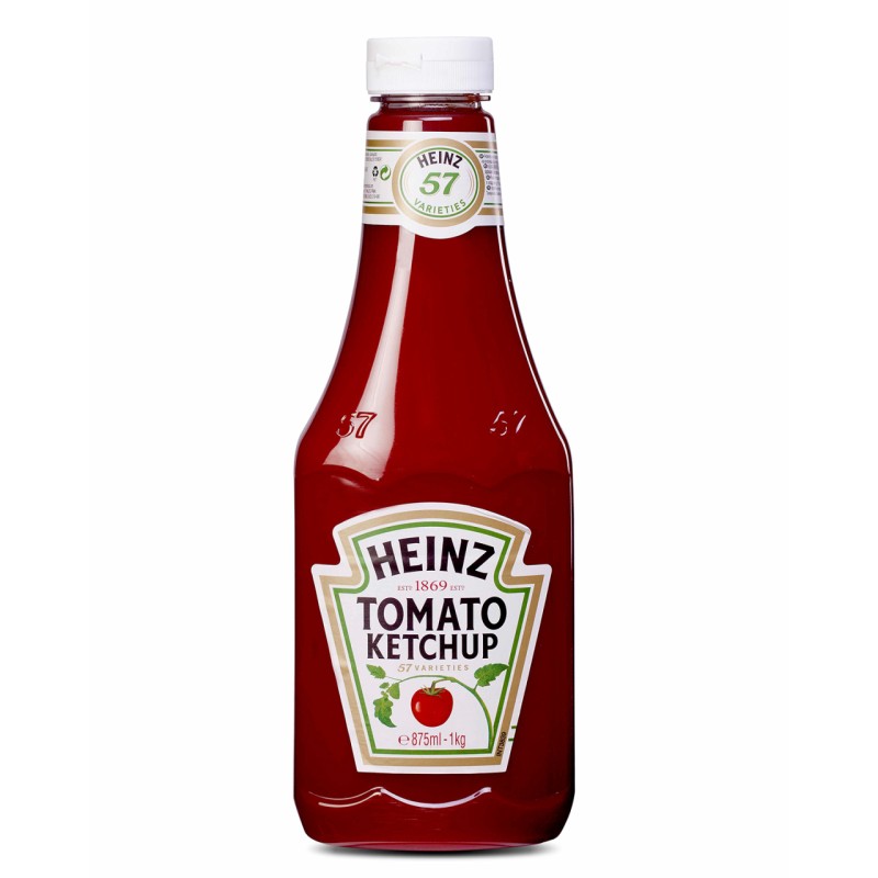 HEINZ TOMATO KETCHUP 875 ML X 8 CF